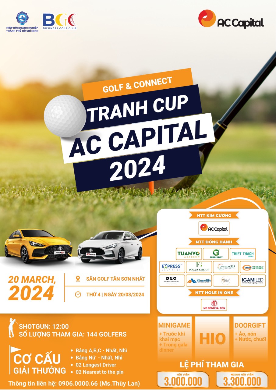 CLB Golf Doanh Nhân BGC tổ chức giải Golf & Connect tranh cúp AC ...